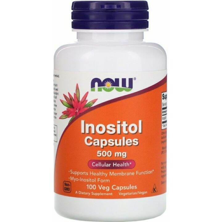 COD On Hand! Now Inositol Capsules 500mg Myo Inositol Form Cellular ...