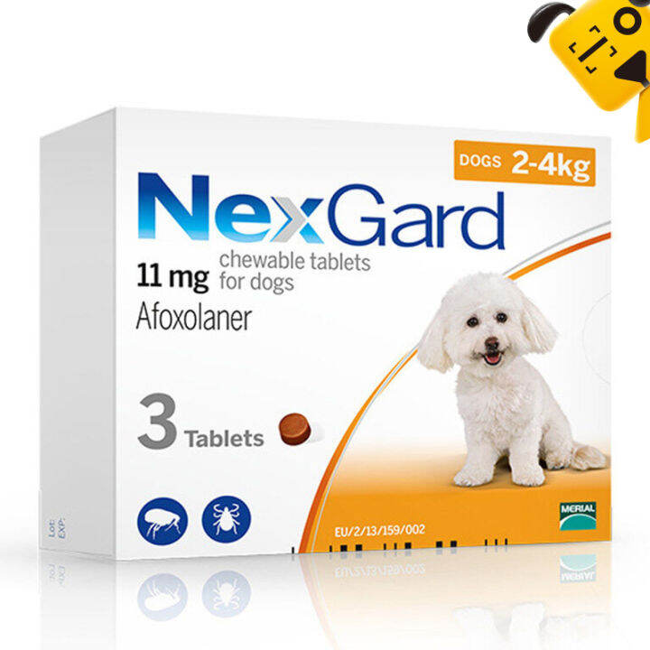 NexGard Chewable for Dog Tick and Flea Deworming 3 tablets EXP: 2024 ...
