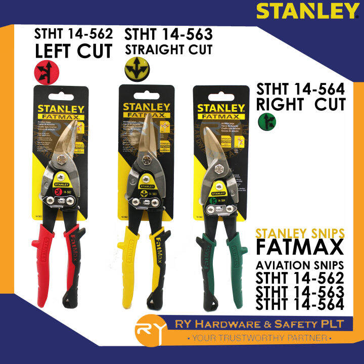 STANLEY FATMAX STHT 14-562,14-563,14-564 AVIATION SNIPS FOR LEFT,RIGHT ...