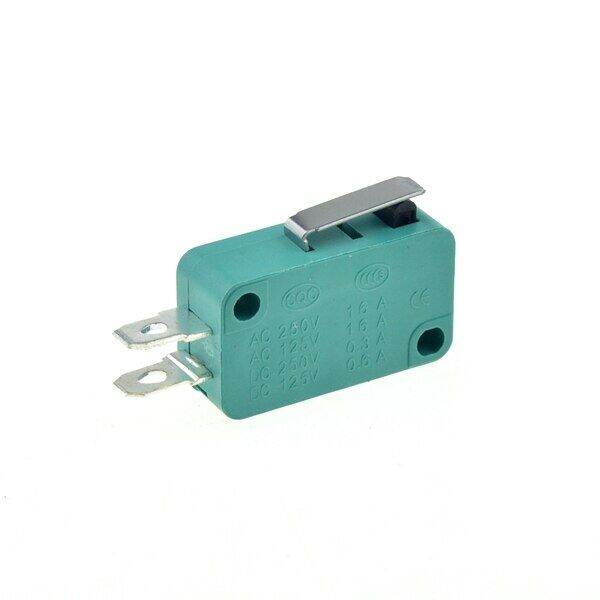 Micro Limit Switches 16A 250V 125V SPST 4.8มม. กว้าง2Pins ไม่มีปกติเปิด ...