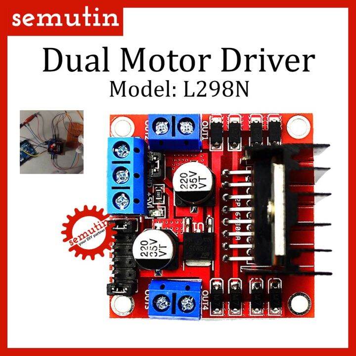Motor Dual Driver Board L298N / Modul L298 H Bridge DC Stepper ...