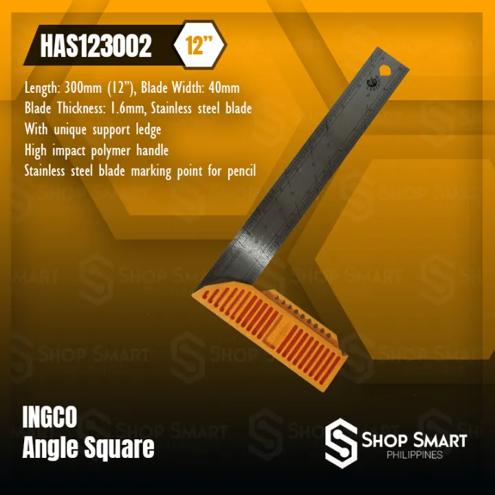 Ingco Angle Square (12") HAS123002 | Lazada PH