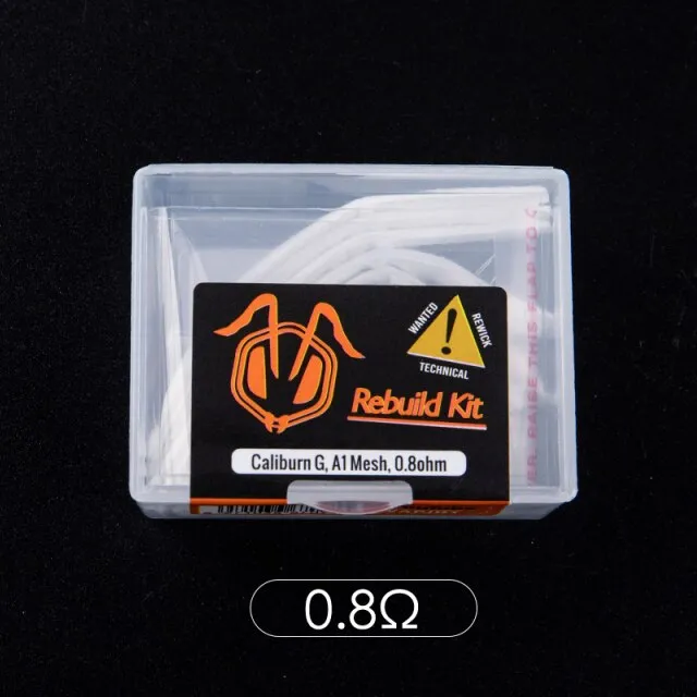Diy Tool Rebuild Kit For Caliburn G Koko Prime Pod 0 8ohm Head Coil ...