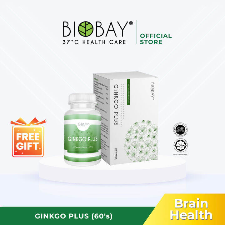 BIOBAY Ginkgo Plus (60's x 520mg) Ginkgo biloba-promotes blood ...