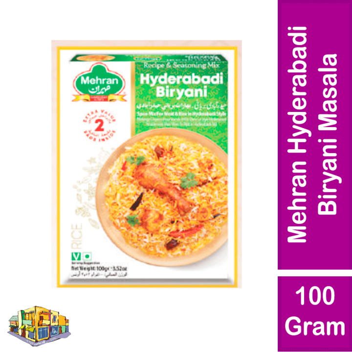 Mehran Hyderabadi Biryani Masala 100g Pack | Lazada