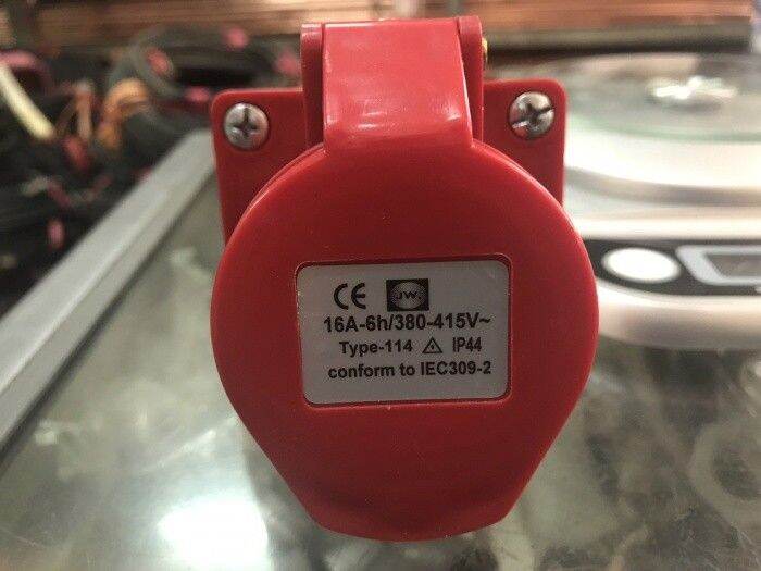 Stop Kontak Industri Surface Mounting 4K 4 Kaki 4 Pin 16A Wall Socket ...