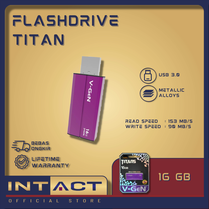 USB Flashdisk V-GeN 16GB 32GB 64GB 128GB TITANS USB 3.0 Flash Drive ...