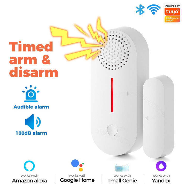 Arm And Disarm Tuya Smart WiFi Door Window Sensor Open Closed Detectors ...