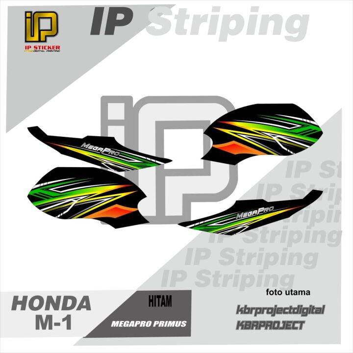MEGAPRO PRIMUS striping MEGAPRO PRIMUS motor HONDA motor sticker ...