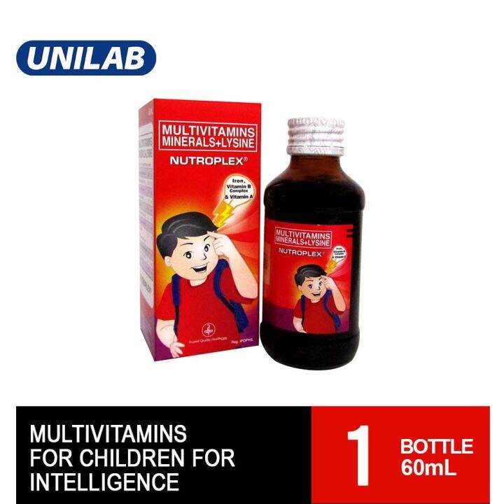Nutroplex 60mL Syrup Multivitamins For Children Intelligence | Lazada PH