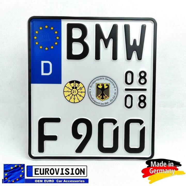 Europlate Scooter from Germany - Original German Euro Motor Plate - 1 ...