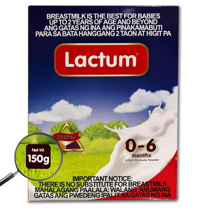 Lactum stage 1 Milk Powder 150g infant formula | Lazada PH