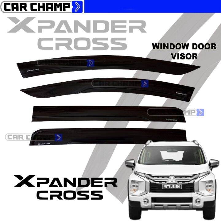 Hot Mitsubishi Xpander Cross 2020 to 2023 V1 OEM Window door visor ...