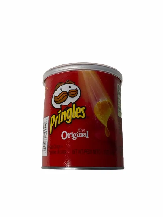 PRINGLES ORIGINLE RED 37g รส ดั้งเดิม สินค้านำเข้าจากมาเลเซีย 1 กระป๋อง ...