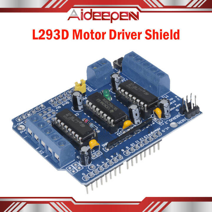 Original Aideepen L293D Motor Driver Shield for Arduino motor driver board Arduino expansion ...