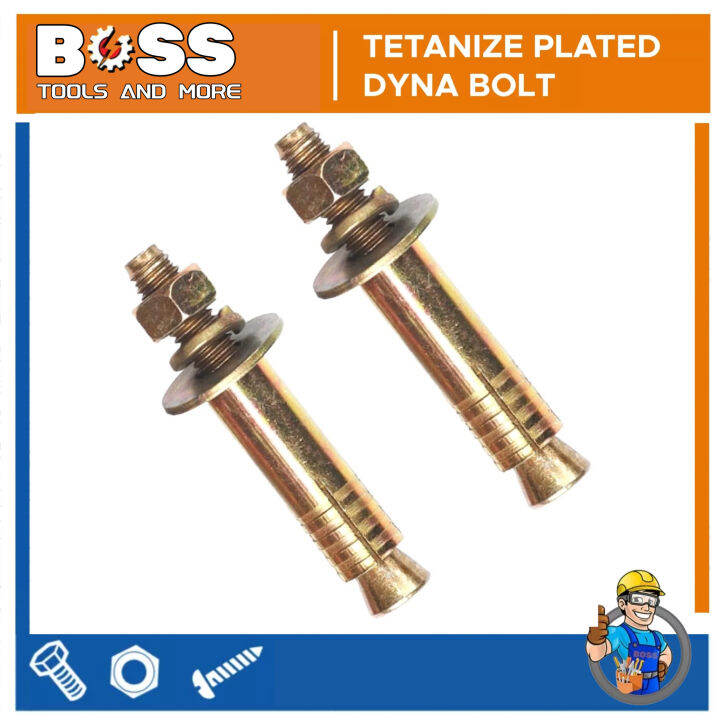 Dyna Bolt 1/4 , 5/16 , 3/8 , 1/2 , 5/8 inches Tetanized Expansion ...