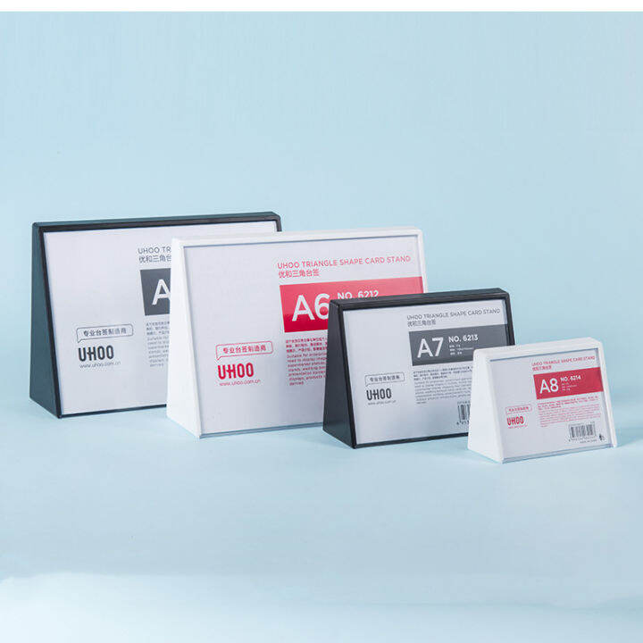Label display price plate acrylic table card table plate triangle ...
