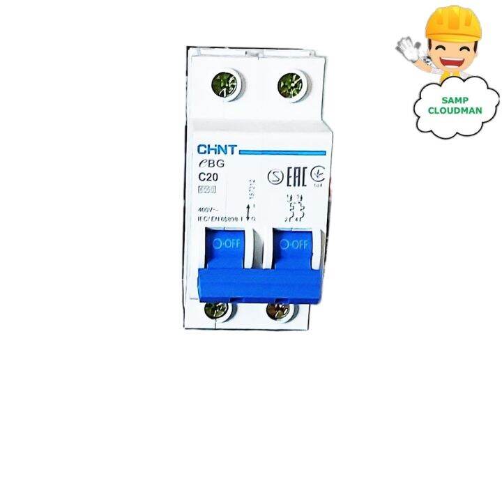 [COD] qlwmay Chint / Sassin Miniature Circuit Breaker 2P 10A 16A 20A 32A 63A CHNT Chint | Lazada PH