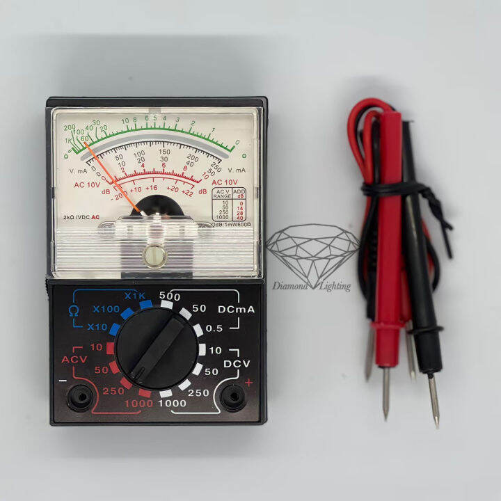 โอมมิเตอร์ โอมวัดไฟ YX-1000A SUNMA มัลติมิเตอร์เข็ม MULTITESTER (โอม ...