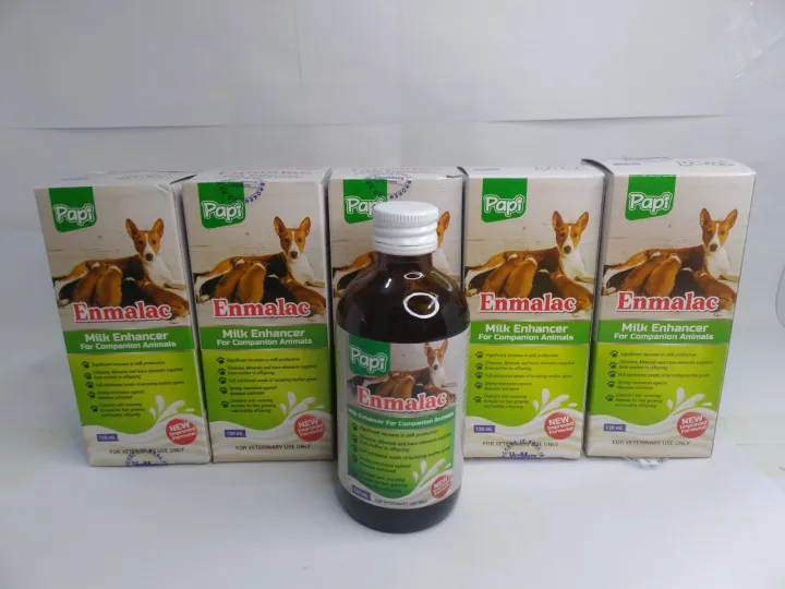 [CL REYES AGRIVET] 5 BOX PAPI ENMALAC MILK ENHANCER (120ML) / MILK ...