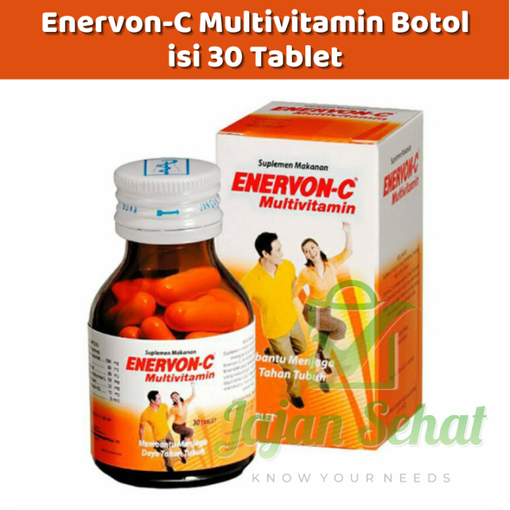 Enervon-C Multivitamin Botol isi 30 Tablet | Lazada Indonesia