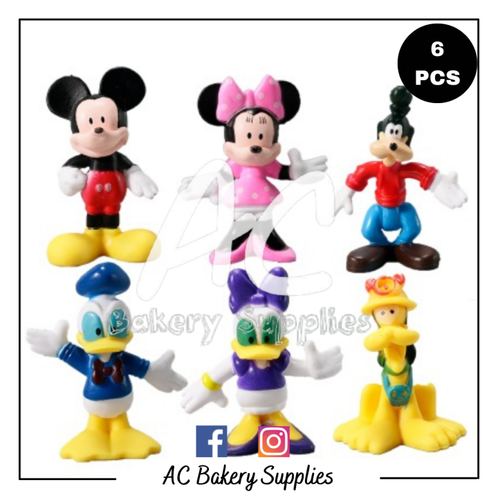 [READY STOCK] 6PCS Mickey Mouse Clubhouse Minnie Donald Daisy Goofy ...