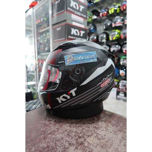 KYT R10 Race Seri 3 Gun Metal Matt White | Lazada Indonesia
