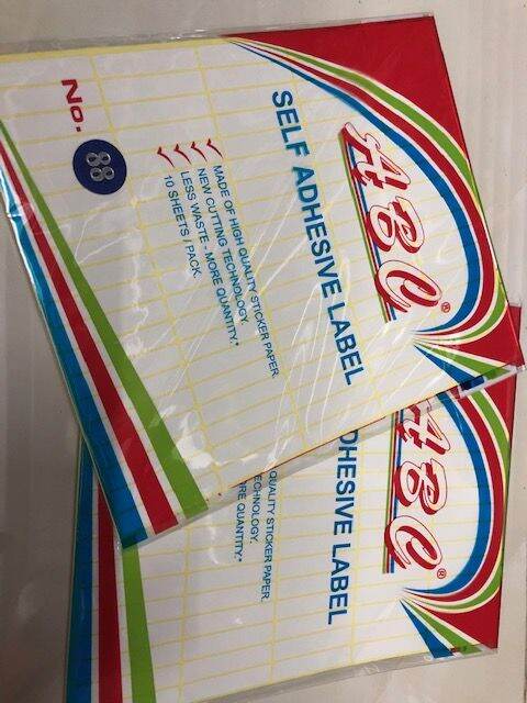 Stiker Label ABC | Lazada Indonesia