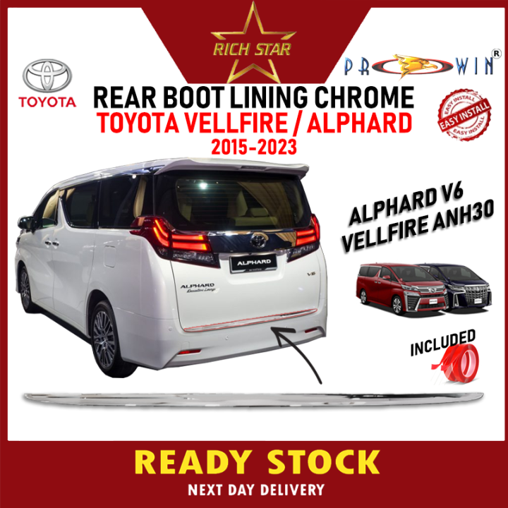 [Toyota Alphard / Vellfire AH30 ANH30 (2015-2023) Rear Boot Trunk ...