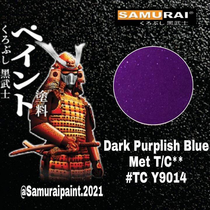 Samurai Paint Dark Purplish Blue Met TCY9014 cat pilok samurai warna ...