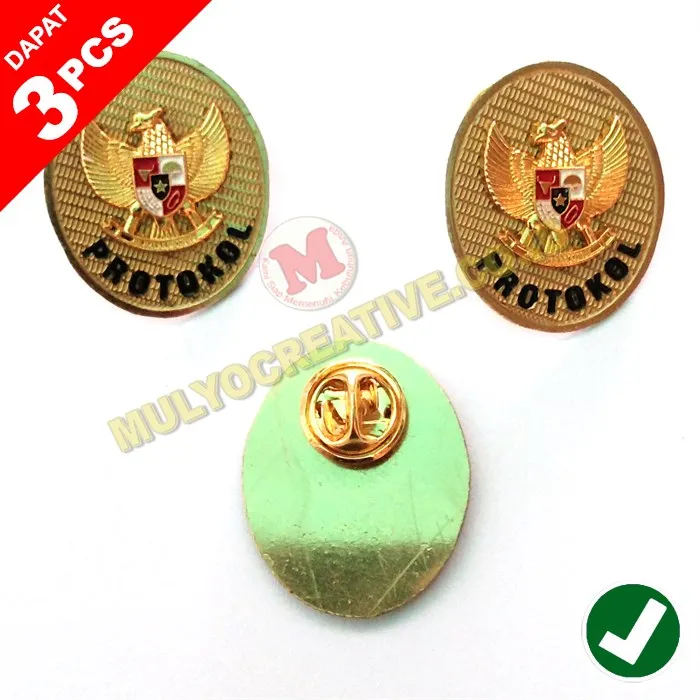 Pin Protokol Lambang Garuda Indonesia Bentuk Oval / 3pcs | Lazada Indonesia