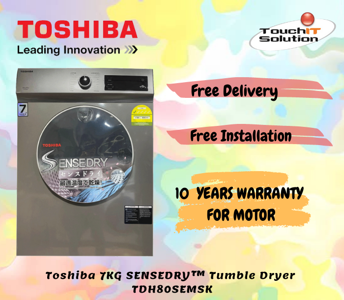 [INSTALLATION] Toshiba 7KG SENSEDRY™ Tumble Dryer TD-H80SEM(SK ...