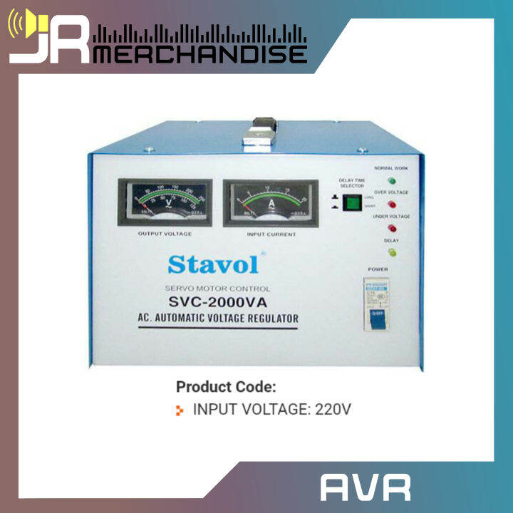 Stavol SVC-2000VA Automatic Voltage Regulator 2000 watts AVR 100% True ...