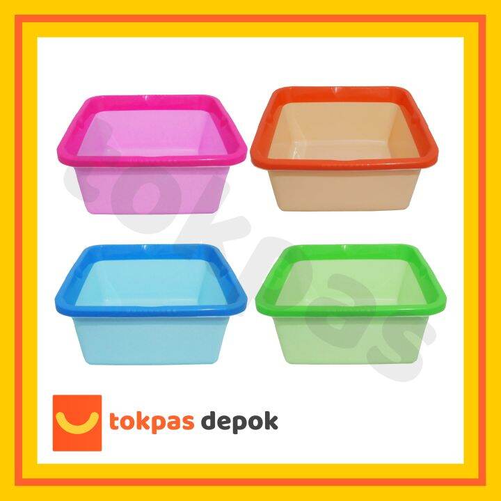 Baskom Segi Kombinasi Baskom Plastik Serbaguna Nagata 6814 | Lazada ...