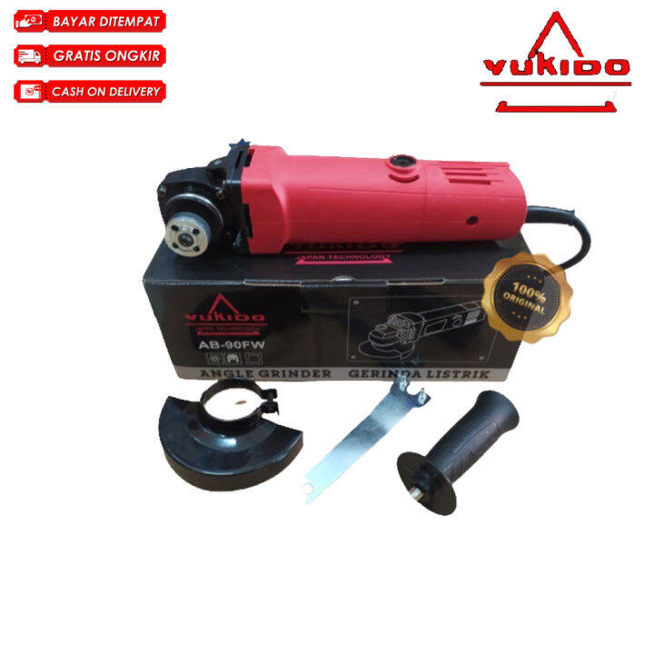 YUKIDO ORIGINAL MESIN GRINDA GERENDA TANGAN 4 INC AB-90FW | Lazada Indonesia