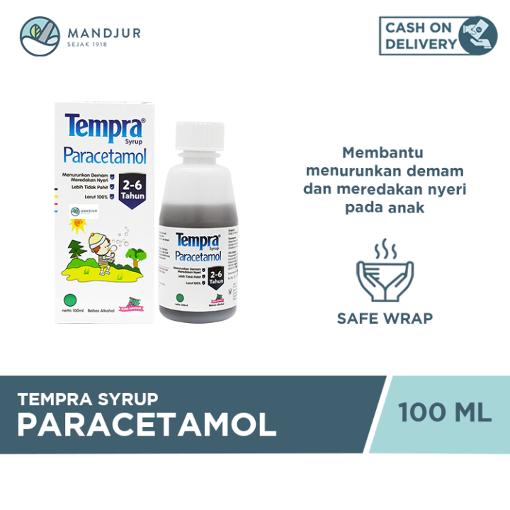 Tempra Syrup 100 mL - Pereda Demam dan Nyeri Khusus Anak-anak | Lazada ...