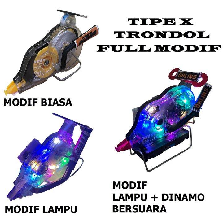 Tipe x trondol Tipe ex kertas roll Full Modif | Lazada Indonesia