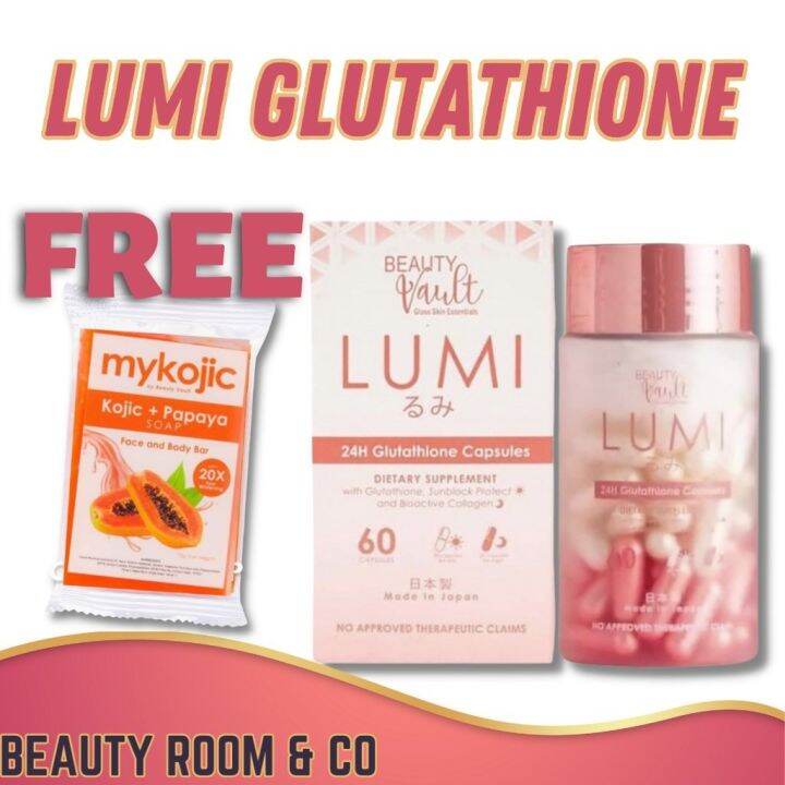 LUMI CAPSULE: 24H Glutathione 60 capsules by Beauty Vault (Lumina glow) | Lazada PH
