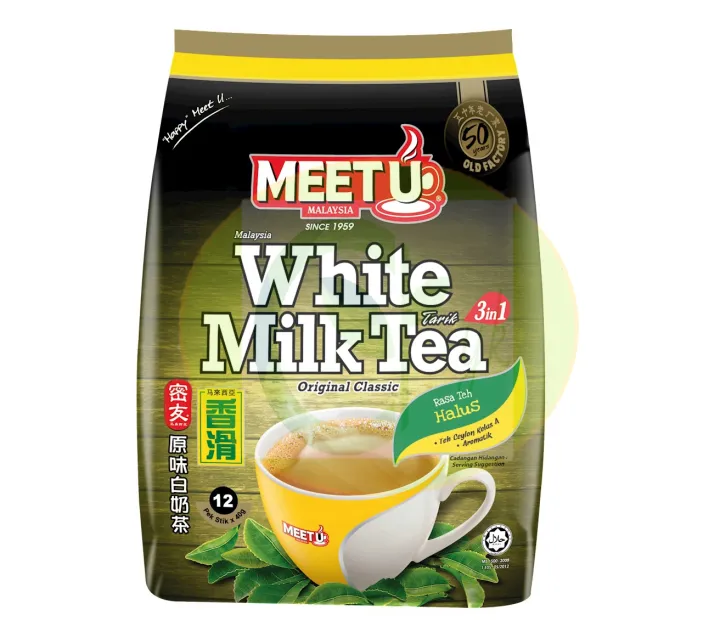 Meet U White Milk Tea 3 In 1 Original 12s x 40g | Lazada