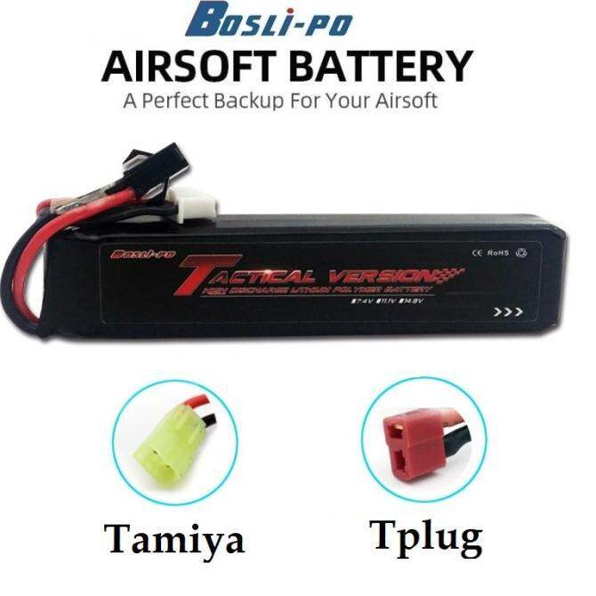 Baterai Bosli 11,1 V Rof Connector Tamiya Versi Tactical For Wgg Aeg ...