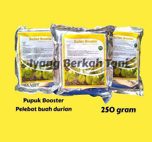 Pupuk Booster Organik Pelebat Buah Durian dan Perangsang Durian Agar Cepat Berbuah Lebat 250gr ...