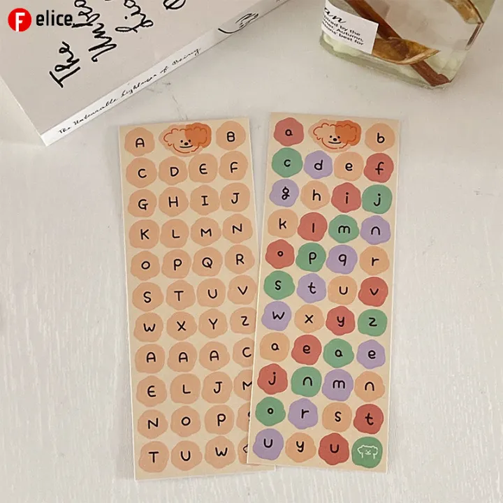 Alphabet Stickers/Color English Alphabet Stickers/Mini Photo Stickers ...