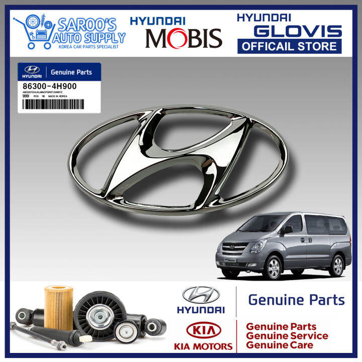[Genuine] Grill / Hood Emblem For Hyundai Grand Starex , 2007-2014 ...