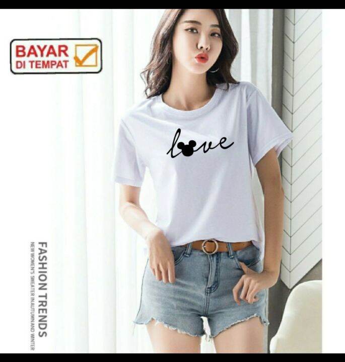 KAOS CEWEK KOREAN STYLE / KAOS CEWEK TERBARU 2022 KOREA / BAJU KAOS TERBARU VIRAL 2022 / KAOS ...