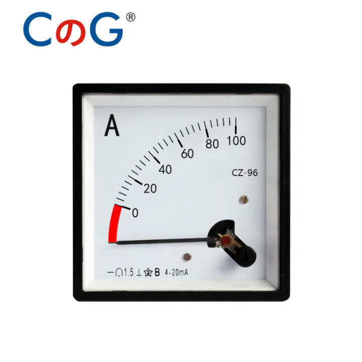 DC 0-10A 15A 20A 30A 50A 75A 100A 200A 300A 400A 500A Analog Ammeter Panel AMP Current Meter ...