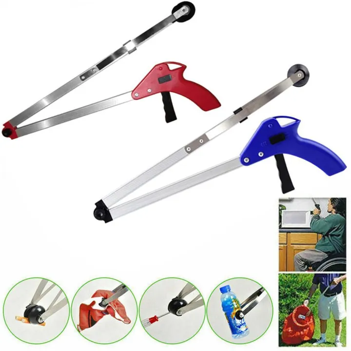 Grabber Picker Foldable Rubbish Pick Up Tool Rubbish 80cm Reacher ...