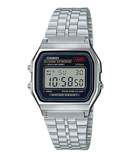 Casio A700WE-1AEF ORIGINAL Vintage ICONIC SUPER SLIM VINTAGE SILVER ...