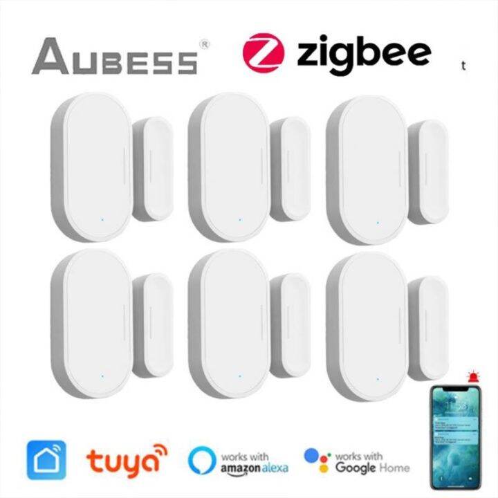 【hot】☎ Aubess Tuya Zigbee Door Window Magnetic Sensor Connection Alarms Automation Lazada Ph
