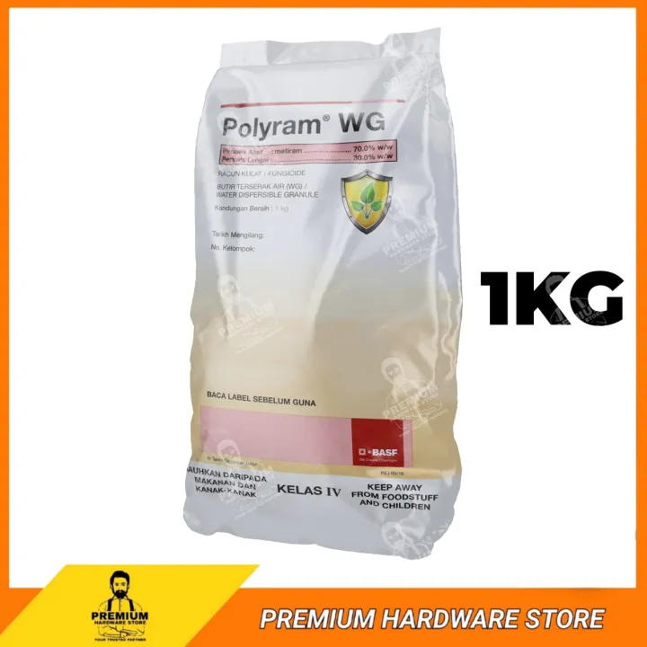 BASF Polyram WG 1KG Metiram 70% Fungicide Racun Kulat Kacang Panjang ...