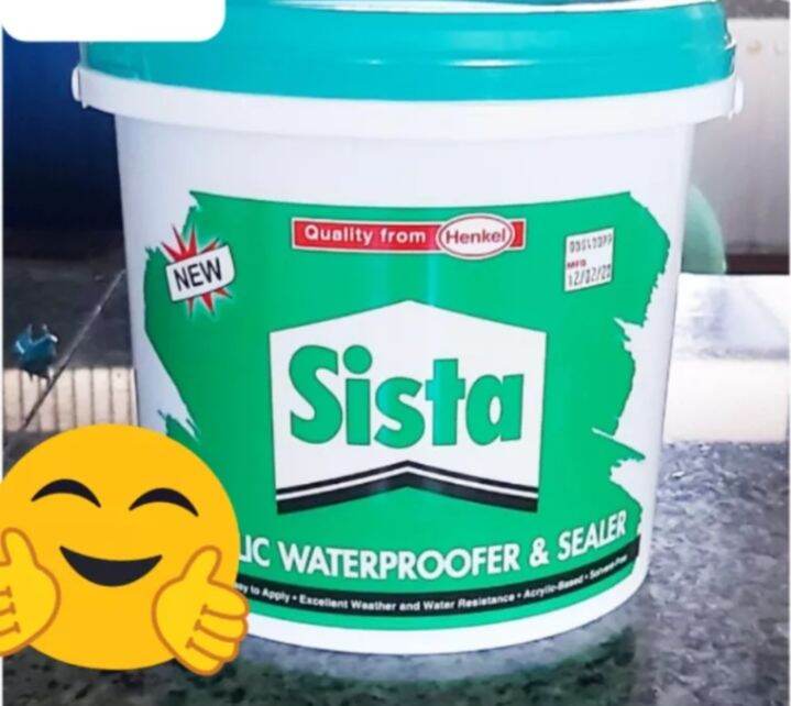 Sista Acrylic Waterproof and Sealer 1 Liter | Lazada PH